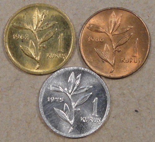 Turkey 1962,66,+75 Kurus 3 Different Types Unc-BU as Pictured | eBay