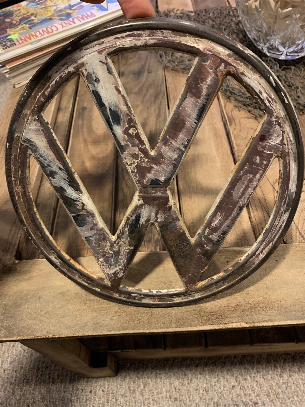 1960s Volkswagen T1 Bulli Bus Front Emblem ORIGINAL Authentic | Genuine ...