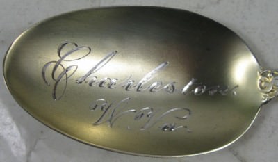 Antique RM&S Sterling Souvenir Spoon Charleston, WV | eBay