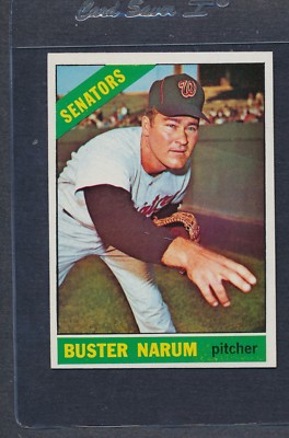 1966 Topps #274 Buster Narum Senators EX/MT *6209 | eBay