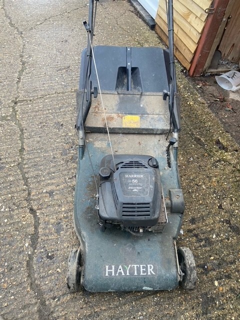 Hayter Harrier 56 Petrol 6.5HP Self Propelled Rotary Lawn Mower With ...