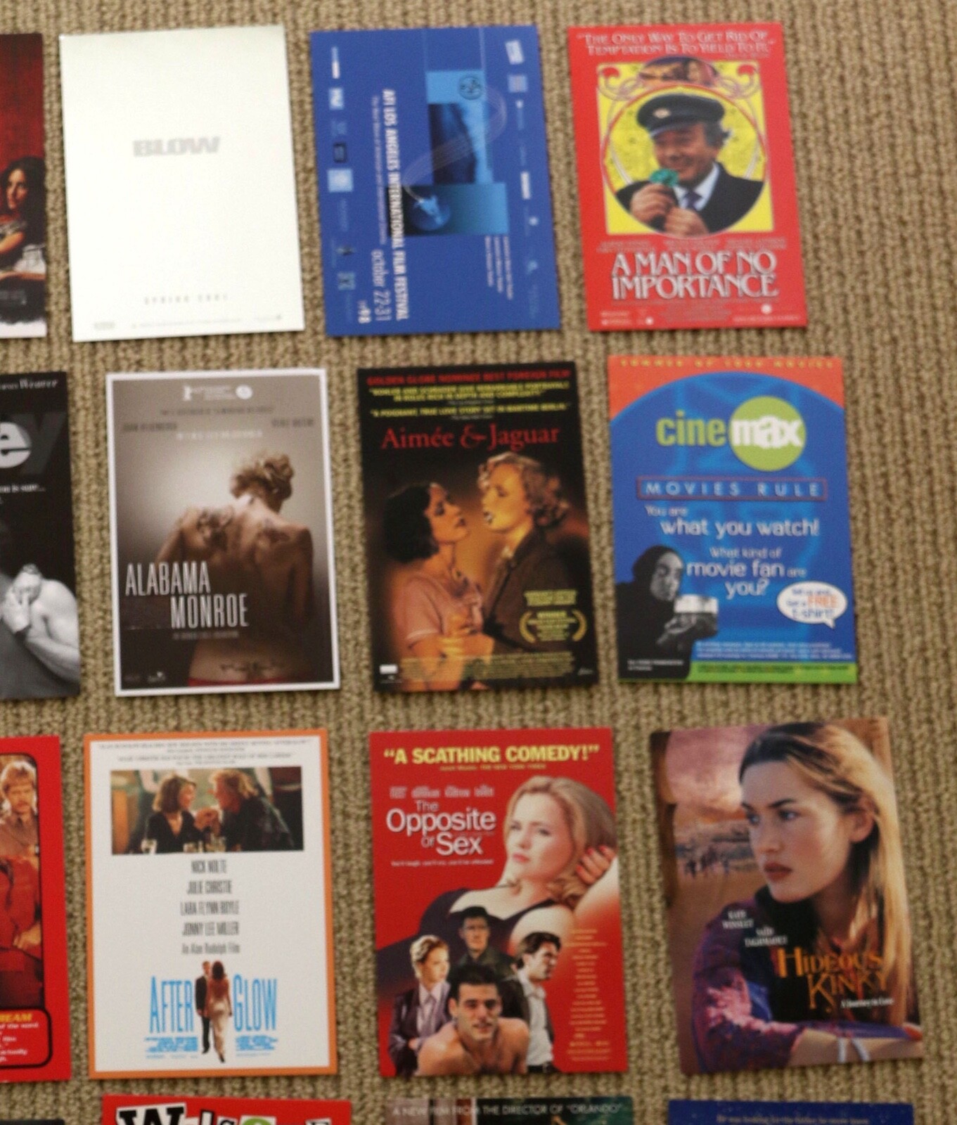 20 Movie POSTCARDS Penelope Cruz JOAQUIN PHOENIX Johnny Depp BURT ...