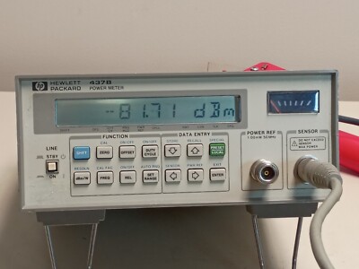HP / Agilent 437B RF Power Meter & 8481D Power Sensor Tested | eBay