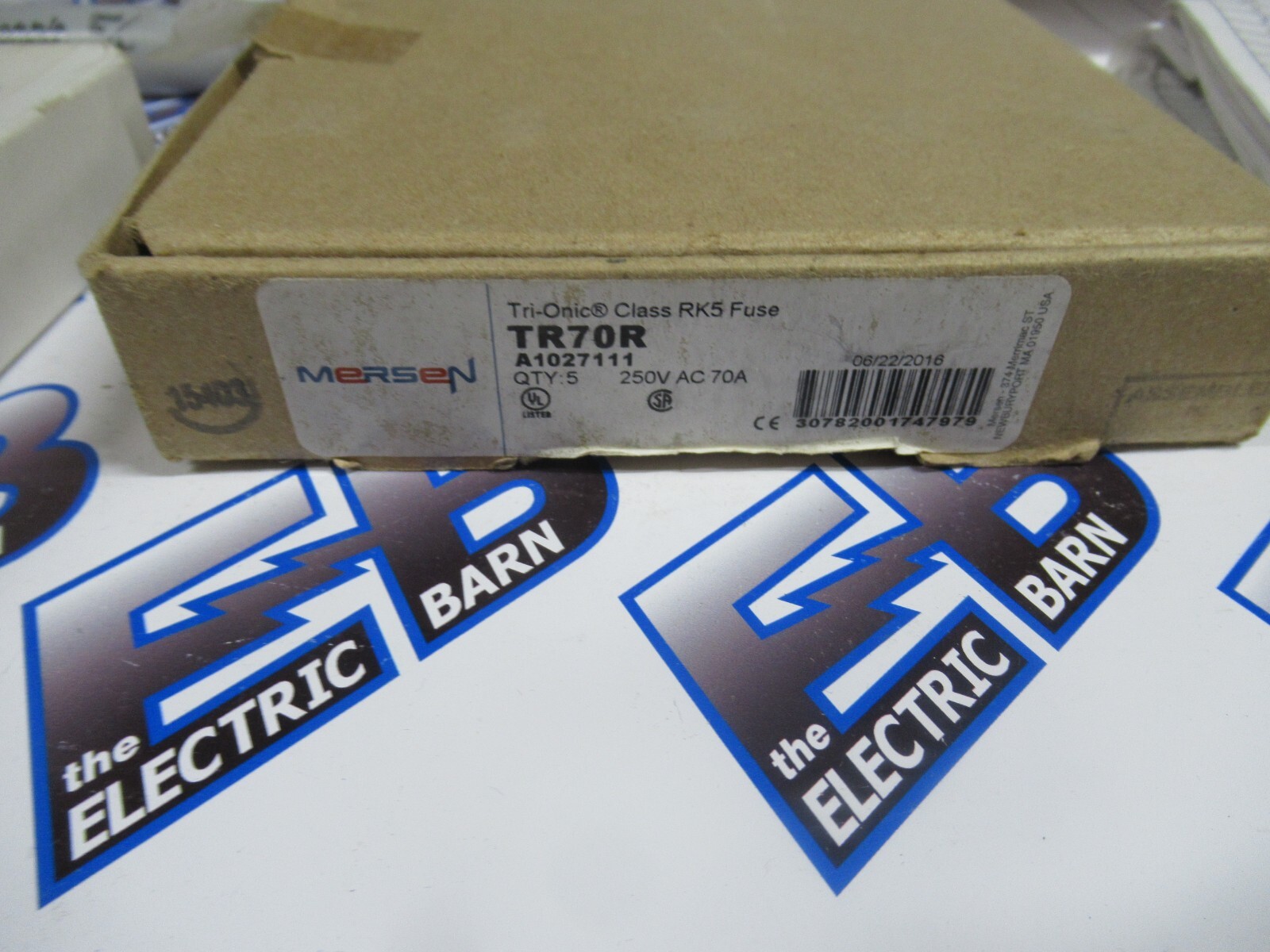 Mersen TR70R, (1) 70 Amp, 250 Volt, Time Delay, Class RK5 Fuse- NEW-S ...
