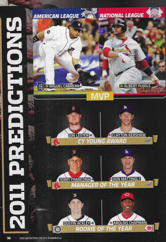 Sporting News Magazine Baseball Rosters Stats Schedules MLB Team ...