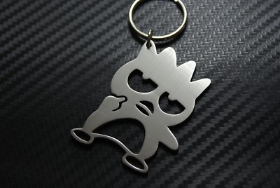 PENGUIN FINGER Cartoon Up Yours Fun Cheeky Rude Keyring Keychain Key ...