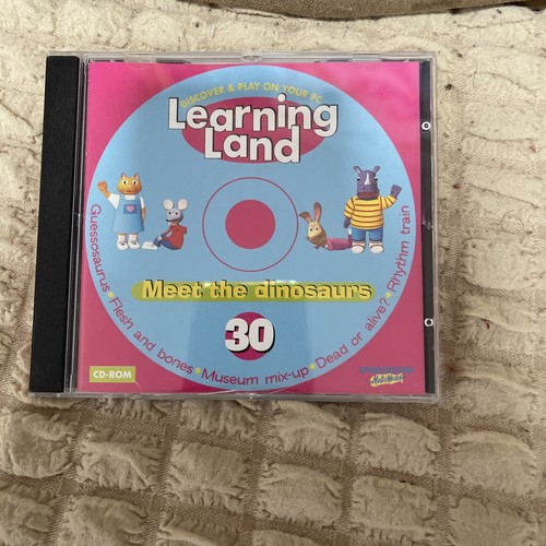 Learning Land #30 Meet The Dinosaurs Cd ROM Discover And Play In Your ...