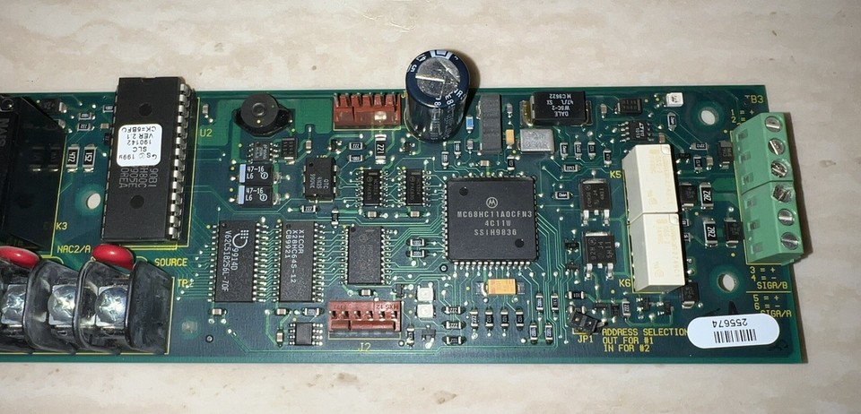 EDWARDS EST 2-LCX SIGNATURE DATA CIRCUIT LOOP CARD EXPANDER. FIRE ALARM ...