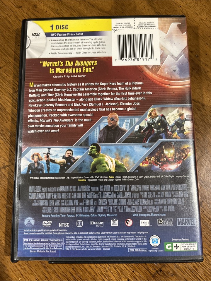 Marvel MCU Collection: Iron Man, The Incredible Hulk, and The Avengers ...
