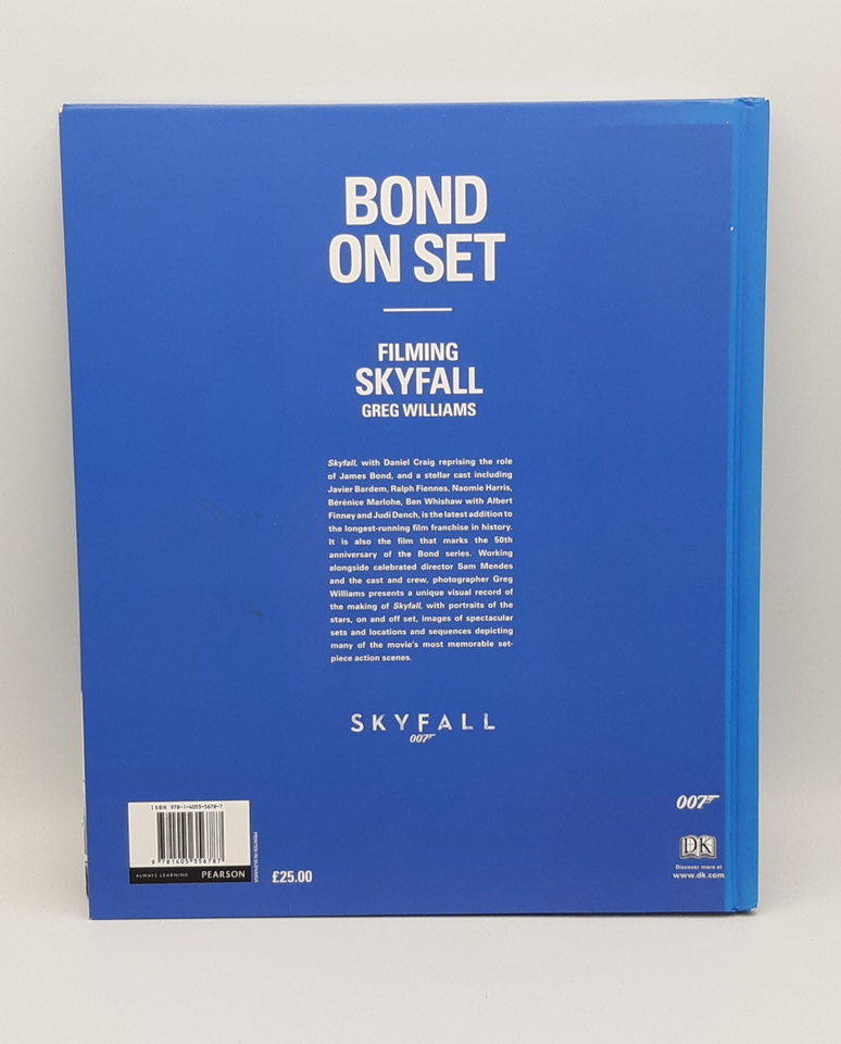 Bond on Set, Filming Skyfall - Hardback Book by Greg Williams | eBay UK
