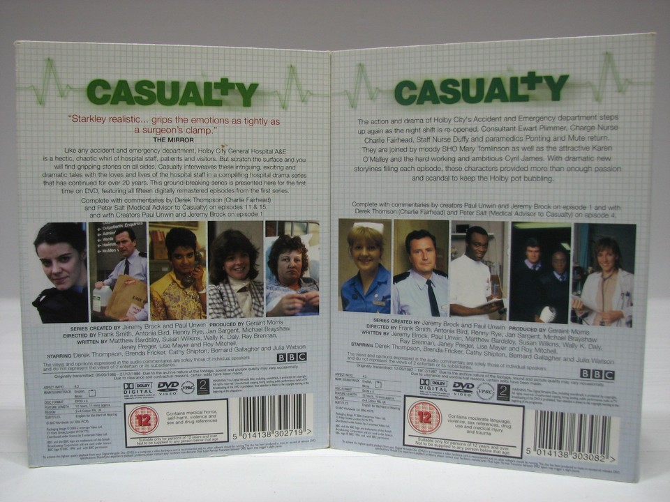 Casualty - Series 1-2 (DVD) REGION 2 5014138302719 | eBay UK