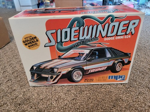Original Issue MPC 1/25 1981 "Sidewinder" Dodge Omni 024 model kit ...