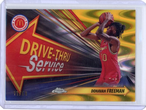 2024 Topps Chrome Mcdonald's All American - Drive-Thru Service Donavan ...
