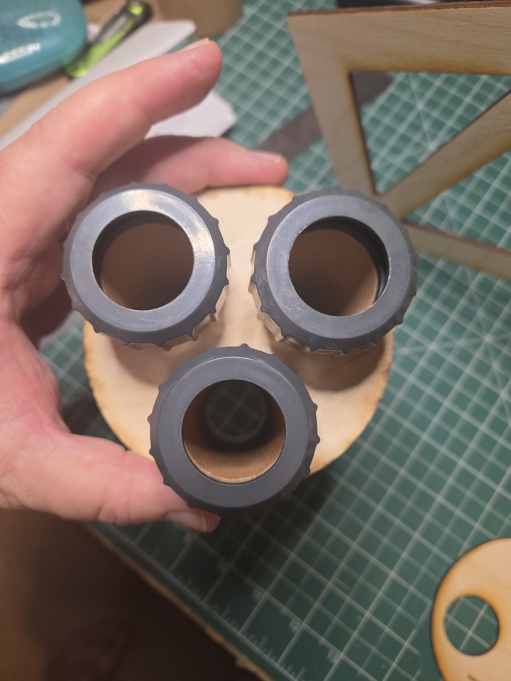 Estes Mega Red Max Fin and Centering ring set for Three 29mm Motor ...