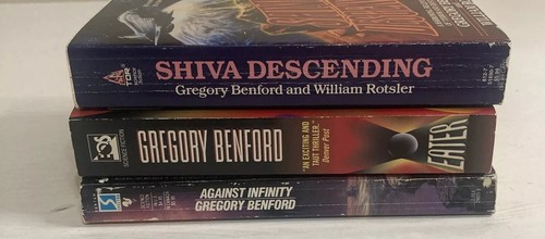 Lot Of 3 Gregory Benford Mass Market PB Books: Against Infinity, Shiva ...