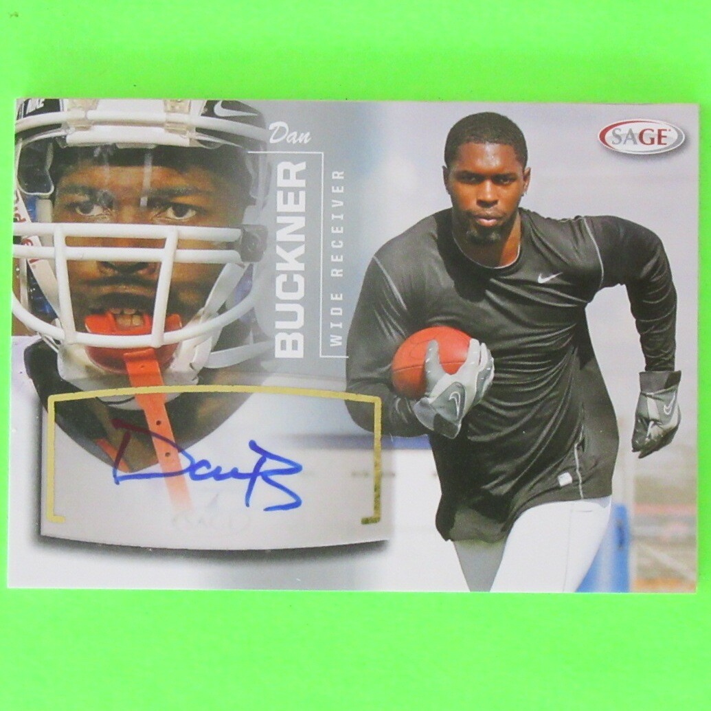 DAN BUCKNER 2013 SAGE ROOKIE AUTOGRAPH GOLD #8 Arizona Cardinals | eBay