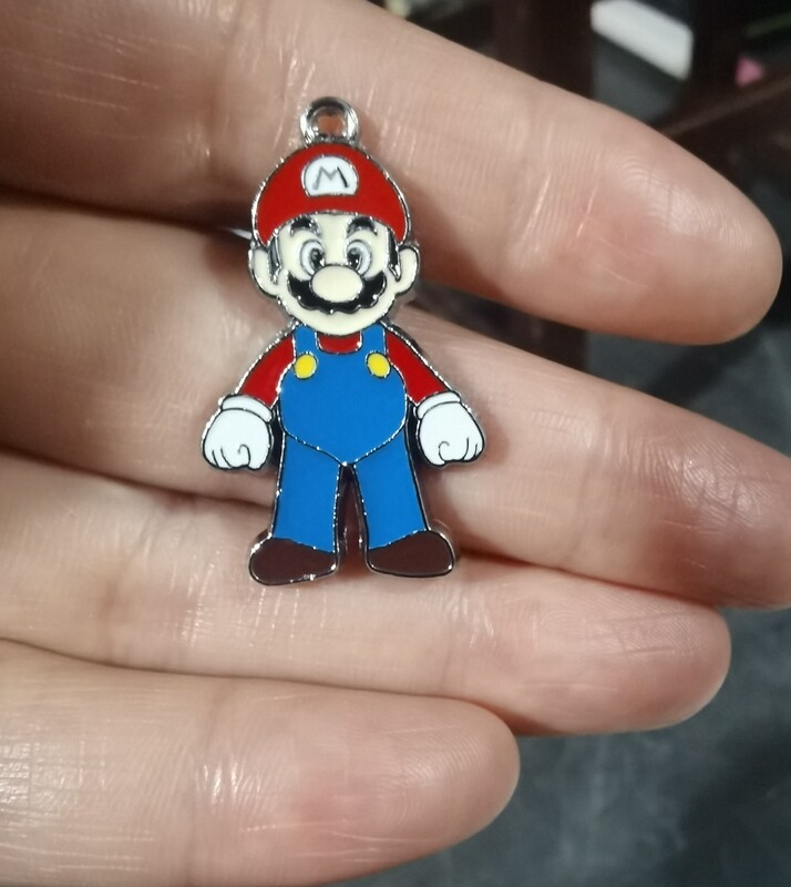 Lot Cartoon Mario Pendant DIY Necklace Jewelry Making | eBay
