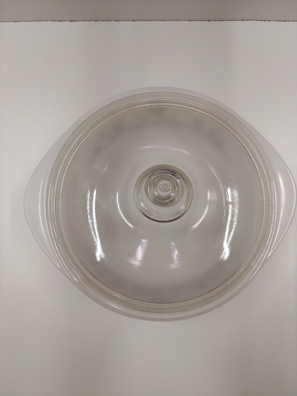 Vintage Glasbake 2 Qt Casserole Ovenware with Lid Blue Flowers Made in ...