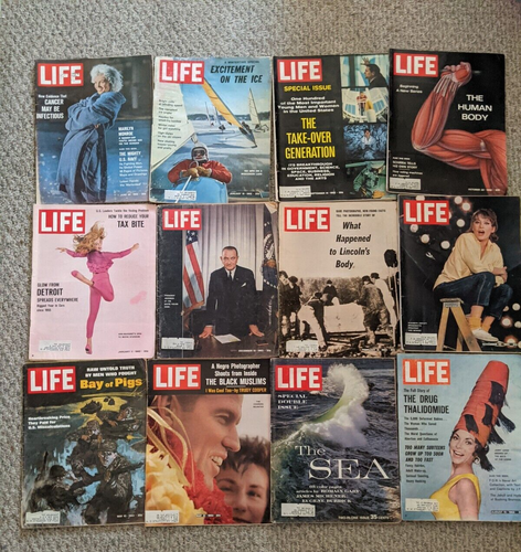 Life Magazines Lot Of 12 From The Year 1962-1963 | eBay