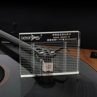 Turntable Tonearm VTA & Cartridge Azimuth Alignment Ruler Headshell ...