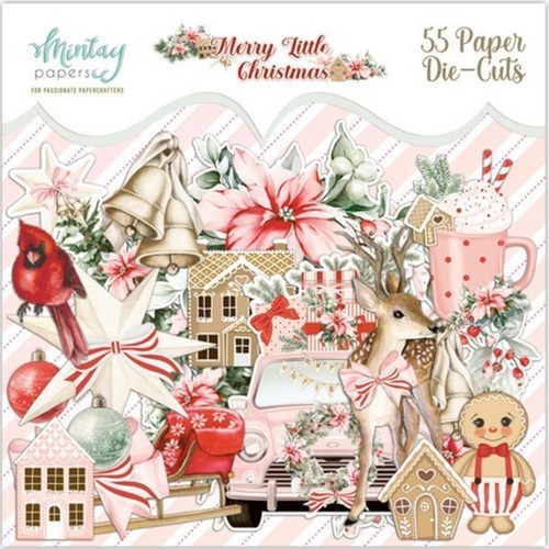 Die cuts éléments décoratifs MINTAY BY KAROLA MERRY LITTLE CHRISTMAS | eBay