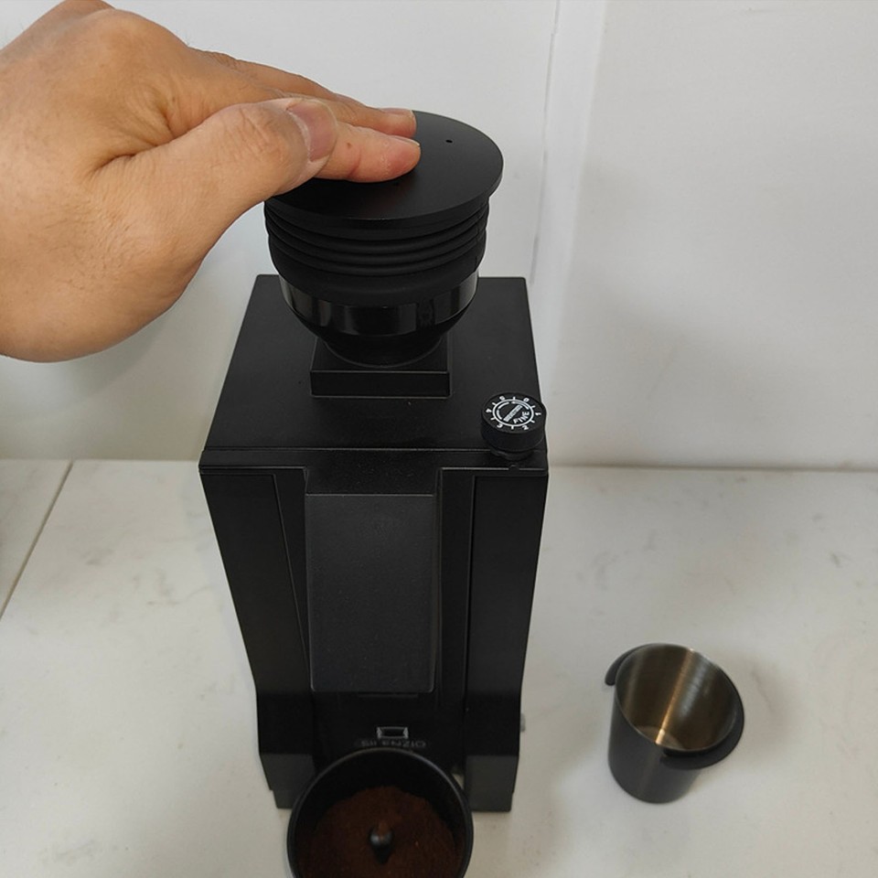 Single Dose Hopper Bellow ABS Silicone Coffee Blowing Bean Bin Coffee ...