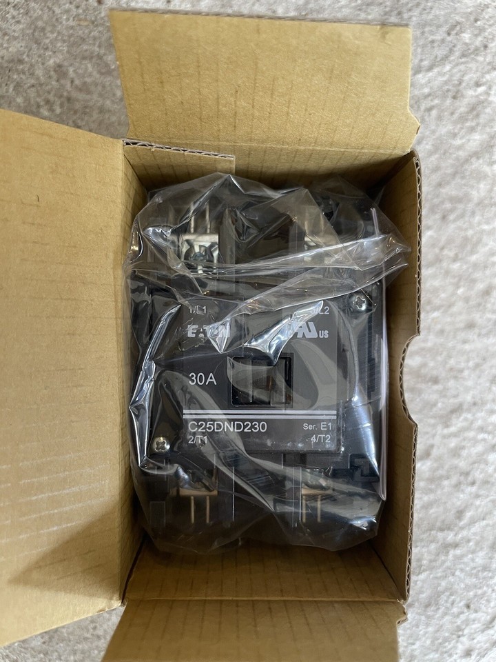 Eaton Cutler Hammer C25DND230A Definite Purpose Contactor - 30 Amp 2P ...