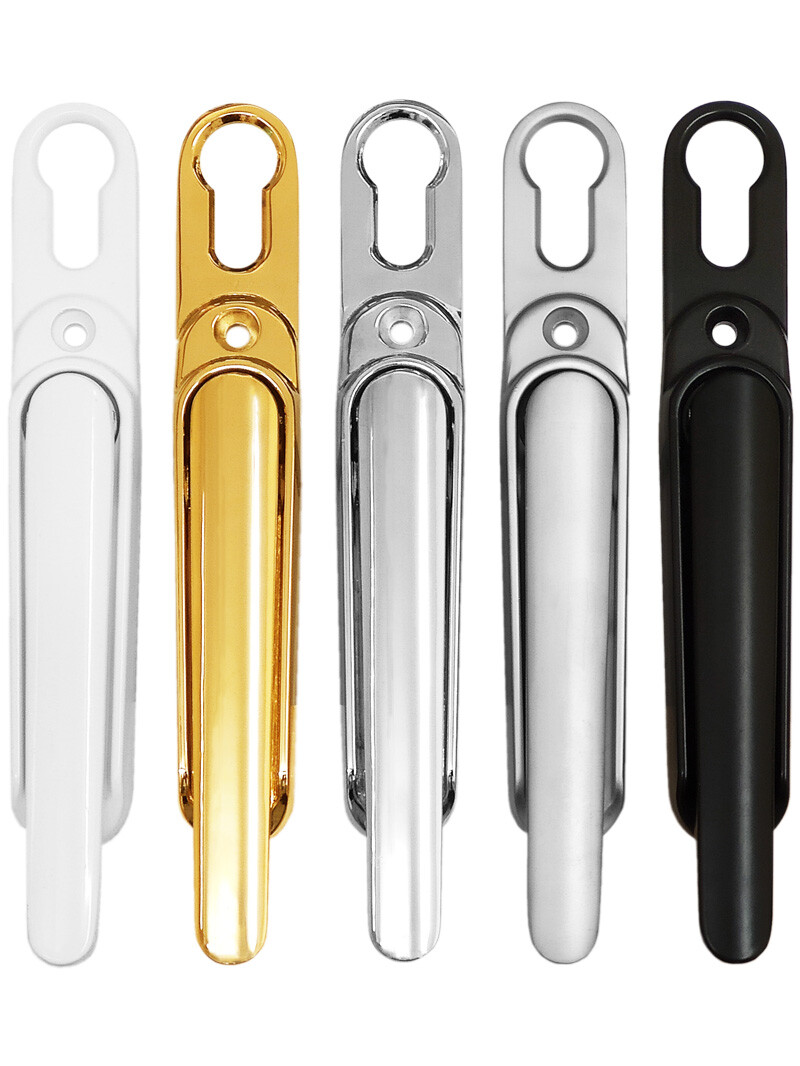 Bifold Lift & Turn Operated Door Handle With Euro Cylinder Cutout | eBay UK