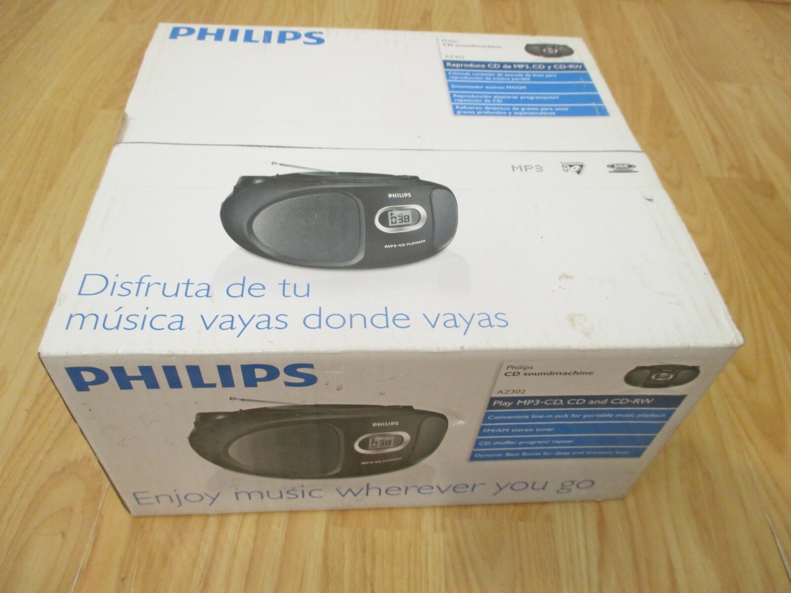 Philips AZ302 CD/Radio Boombox for sale online | eBay