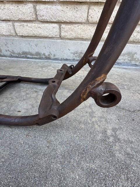 Replica Knucklehead frame for EL 1938-1940 Harley Davidson, modified ...