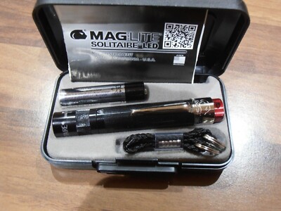 Maglite Solitaire Flashlight LED Spectrum Series RED J3ASW2 BNIB | eBay