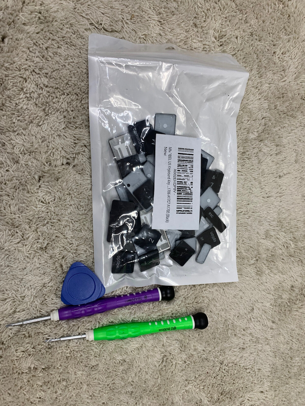 MMOBIEL US Keyboard Set Of Keys 1706 A17C7 A1708 Black NEW | eBay