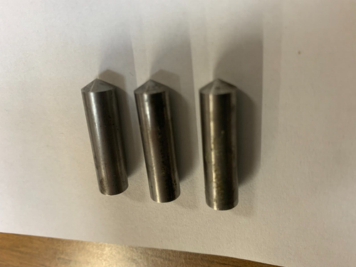One set of 3 Kwik Way Boring Bar Centering Pins, .250" OD 1.078" Long ...