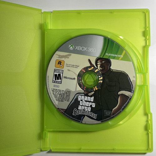 Grand Theft Auto San Andreas Xbox One/Xbox 360 Disc Only and case | eBay