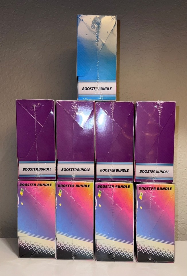 Pokémon Prismatic Evolutions Booster Bundle - LOT (4) + Destined Rivals ...