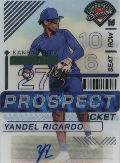 2024 Panini Prospect Edition - Yandel Ricardo #131 Holo Signatures (AU ...