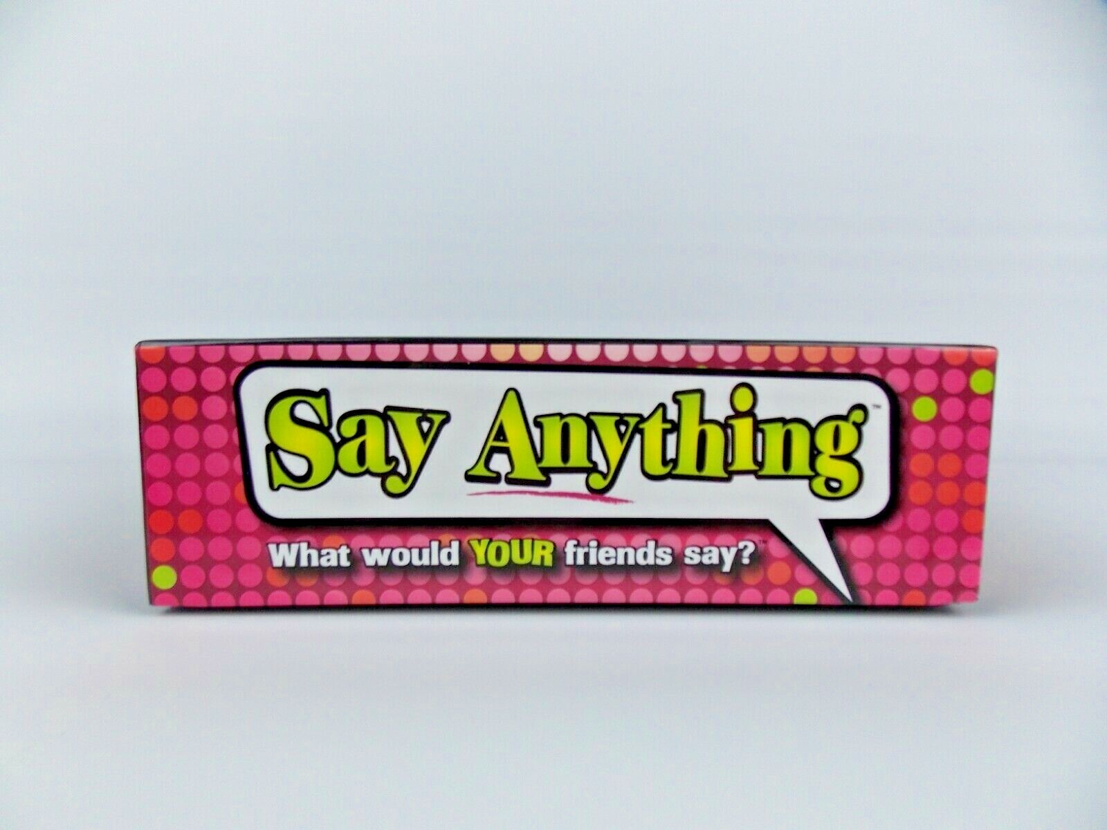 Say Anything Board/Card Award Winning Party Game (2008) - Ages 13+ 3-8 ...