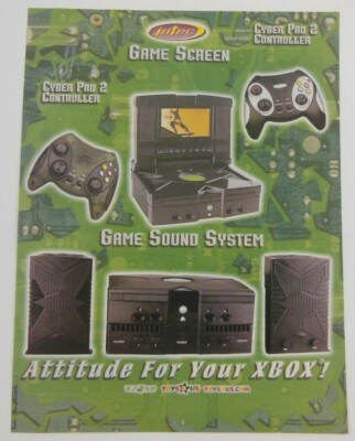 Intec Xbox Cyber Pad Print Ad Poster Art PROMO Official ToysRus TRU ...