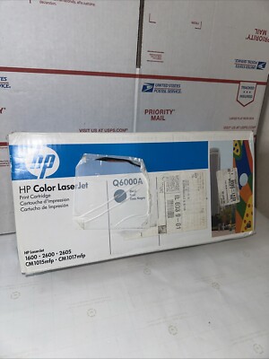 HP ColorSphere Color LaserJet Q6000A Black Ink Cartridge UNOPENED | eBay