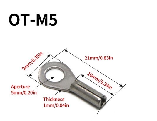 10--50 Packs of Cable Eyelets Fit 2.0mm Cable Wire Rope..Openings 3-4-5 ...