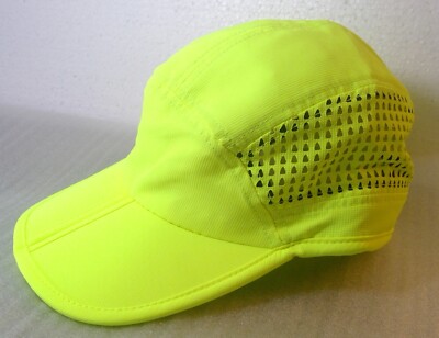 Big Accessories Foldable Bill Performance Cap - BA657 Safety Green New ...