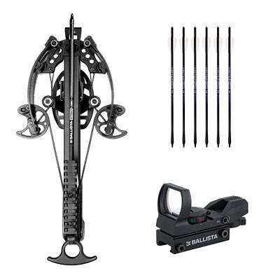 BALLISTA BAT Compound Small Crossbow + Red Dot 1x22x34mm + Sting Bolts ...