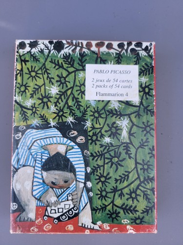 Pablo Picasso "Claude Dessinant, 1954" Playing cards. | eBay