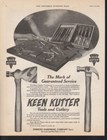 1909 KEEN CUTTER TOOL HARDWARE CUTLERY CARPENTER WOOD SIMMON ST LOUIS ...