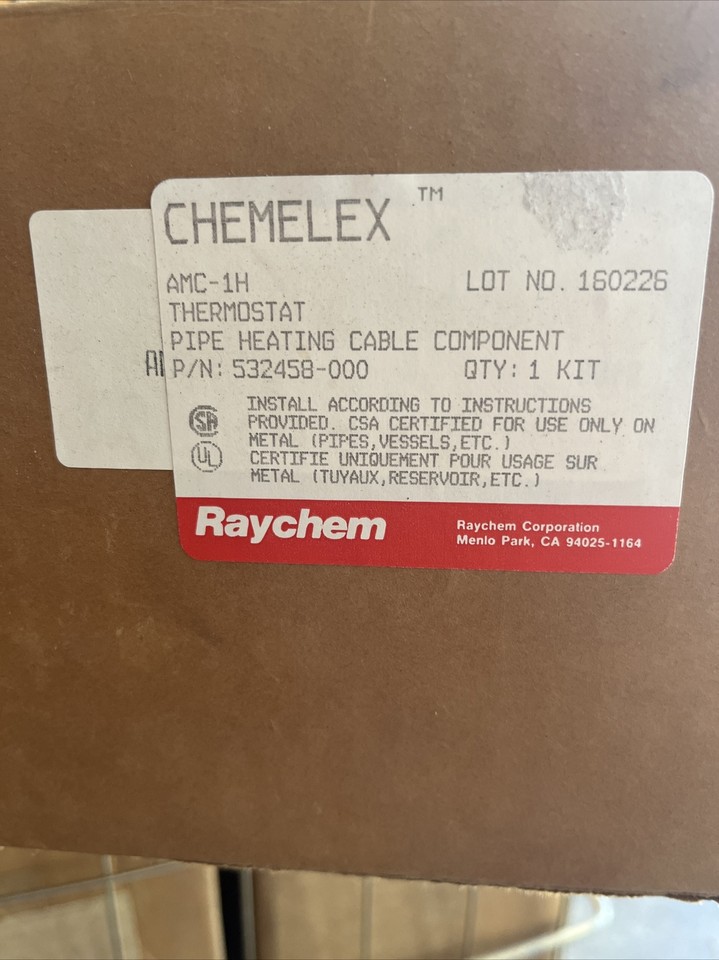 PENTAIR RAYCHEM AMC-1H AMBIENT SENSING THERMOSTAT FOR HAZ LOC 532458 ...