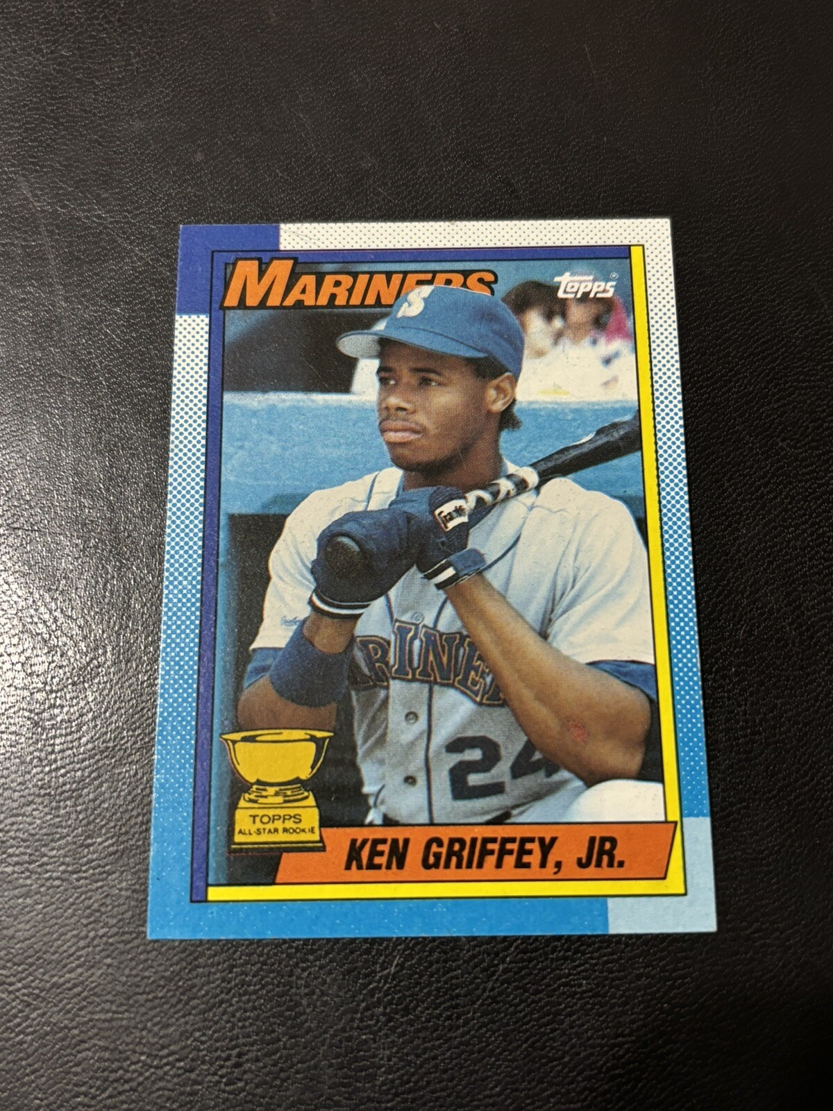 1990 Topps Ken Griffey jr Rookie Cup Card #336 Bloody Scar Error | eBay