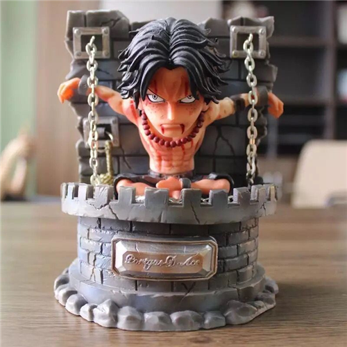 Anime ONE PIECE Prisoner Ace PVC Action Figure Collect Statues Toy Gift ...