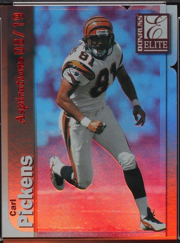 1999 Donruss Elite - Carl Pickens #115 Aspirations Die-Cut /19 for sale ...