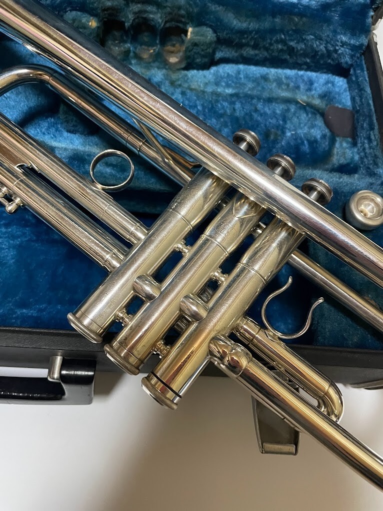 YAMAHA YTR-734 Trumpet silver Musical instrument Hard case | eBay