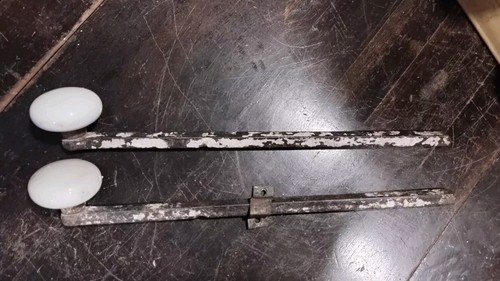 Antique French Window Door Slides Bolts Locks Barn Latch Porcelain ...